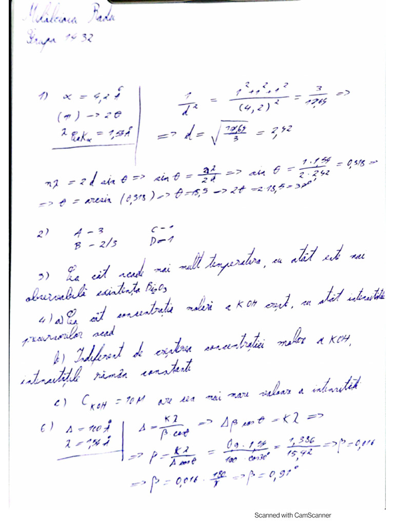 Difractometria Raze X | PDF