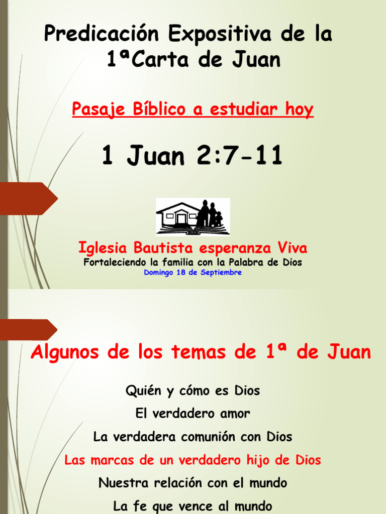 05 1 Juan 2. 7-11 - copia | Descargar gratis PDF | Amor | eucaristía