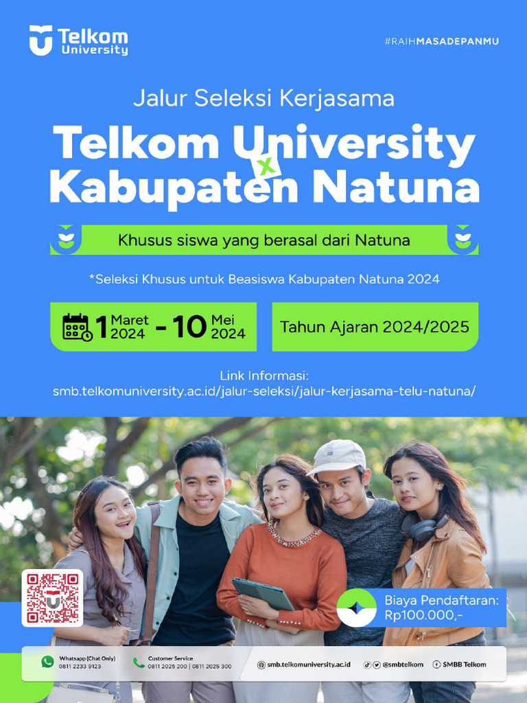 Brosur Digital - Jalur Seleksi - Tel-U X Natuna - 240219 - 1 | PDF