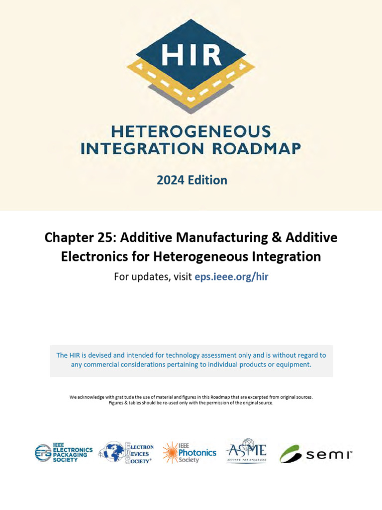 Additive Manufacturing For Heterogeneous Integration 1720706956 | PDF ...
