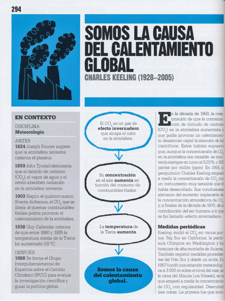 Charles Keeling - Calentamiento Global | PDF | Efecto invernadero ...