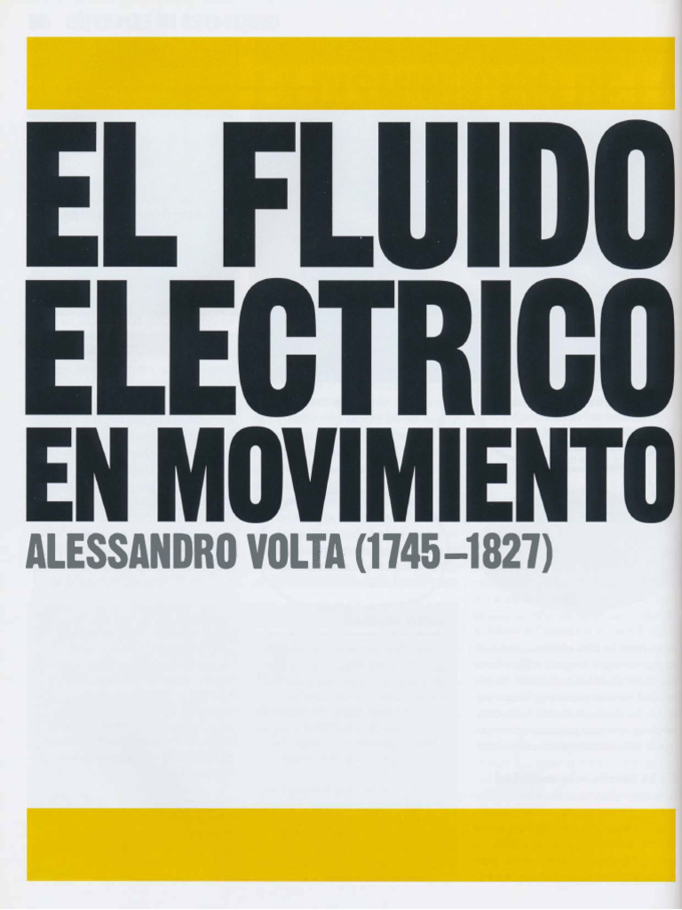 Volta | PDF | Electricidad | Ciencias fisicas