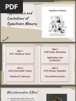 Yuille and Cutshall | PDF | Witness | Memory