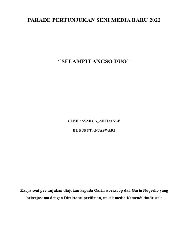 Proposal Garin Workshop Fix | PDF | Ilmu Sosial | Seni