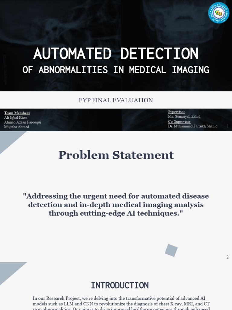 FYP Final Evaluation | Download Free PDF | Ct Scan | Medical Imaging