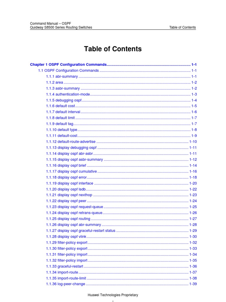 03 Ospf Commands Pdf Routing Router Computing