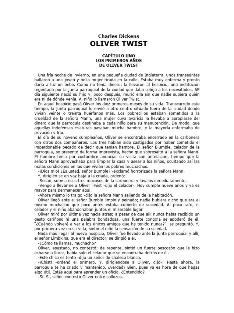 Charles Dickens Oliver Twist | PDF | Oliver Twist | Victorian Literature