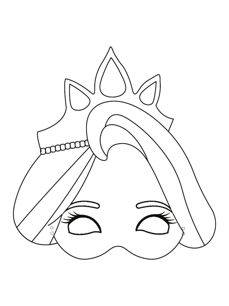 Disney Princesses Printable Masks | PDF