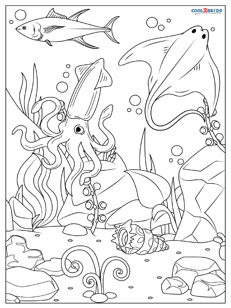 Ocean Coloring | PDF
