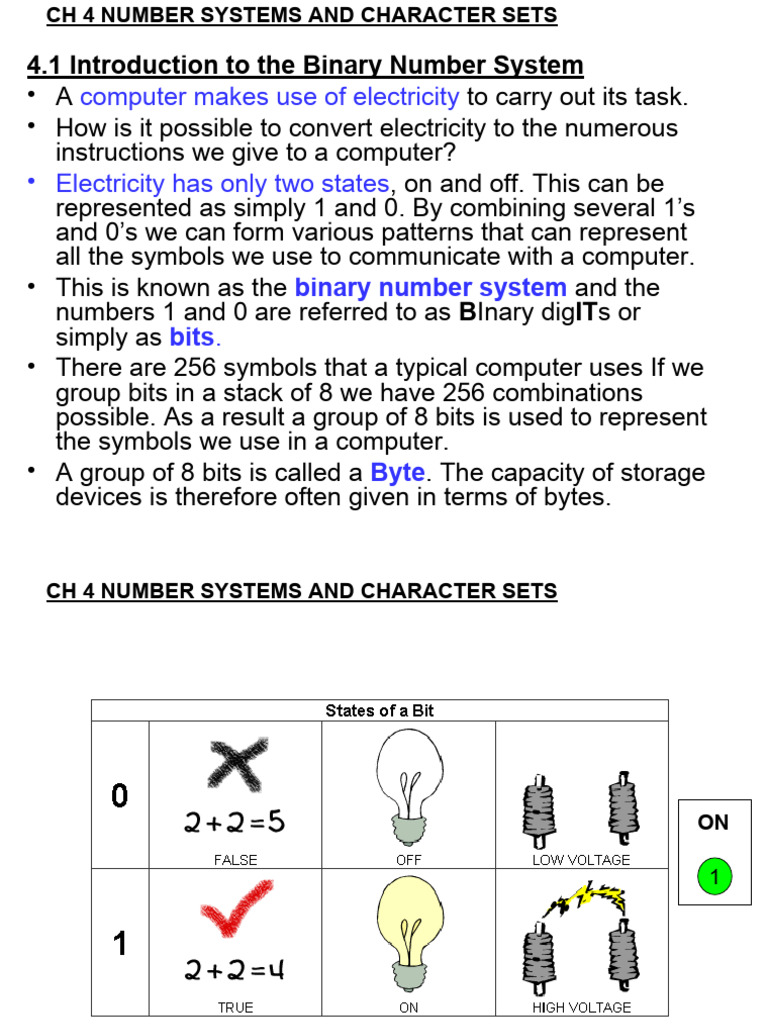 WK04 CH04 NumberSystems | PDF | Pixel | Bit
