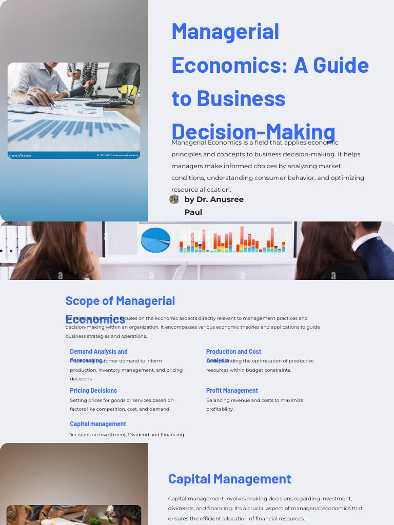 Managerial Economics Session 1 | PDF | Economics | Pricing