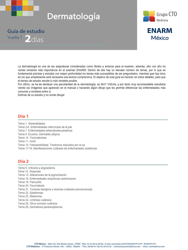 ENARM 05 1920 GUIA DM 2d V1 | PDF | Alergia | Psoriasis
