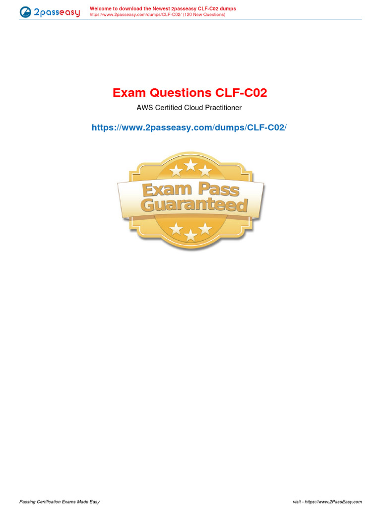 clf-c02 4 | PDF | Amazon Web Services | Cloud Computing