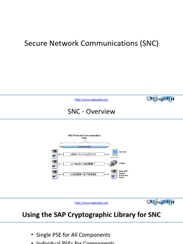 15 +Secure+Network+Communications+ (SNC) | PDF