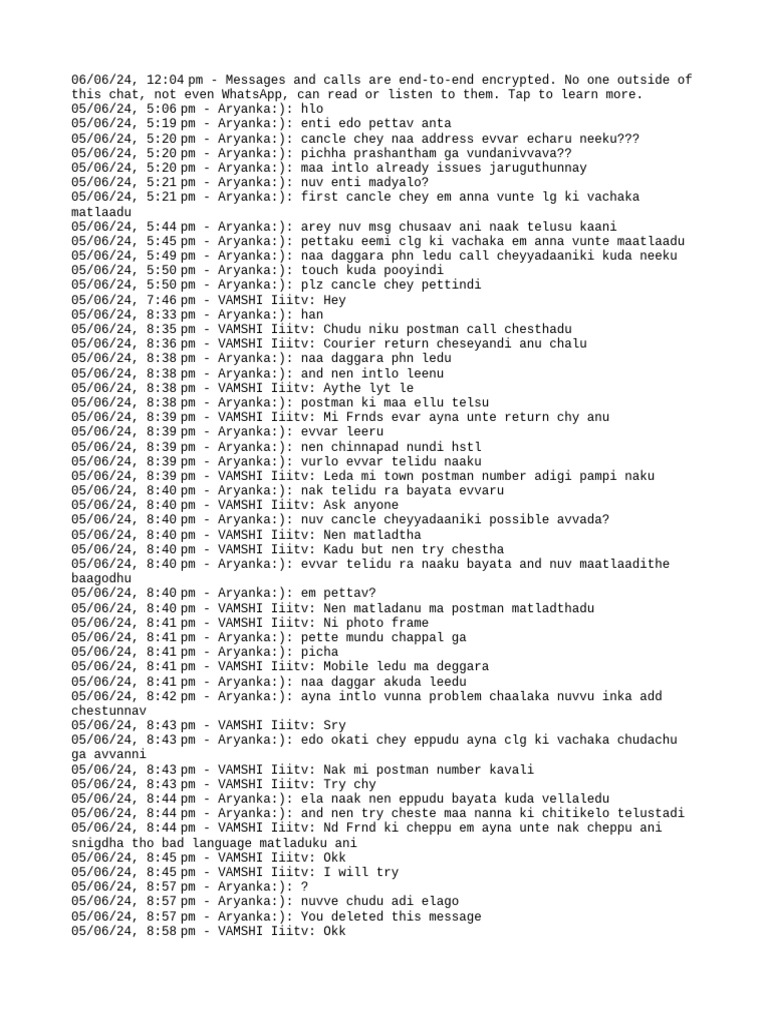 WhatsApp Chat With VAMSHI Iiitv | PDF