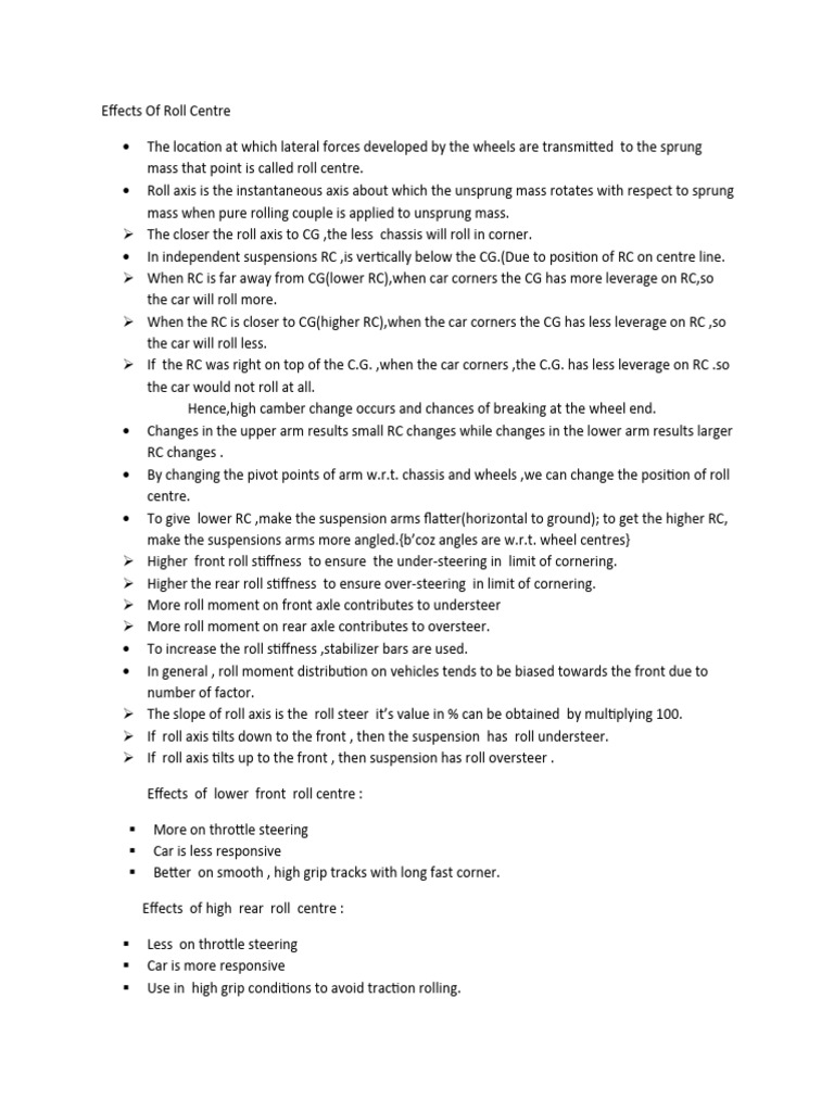 Back Up Points of Suspension | PDF | Automotive Technologies | Vehicles