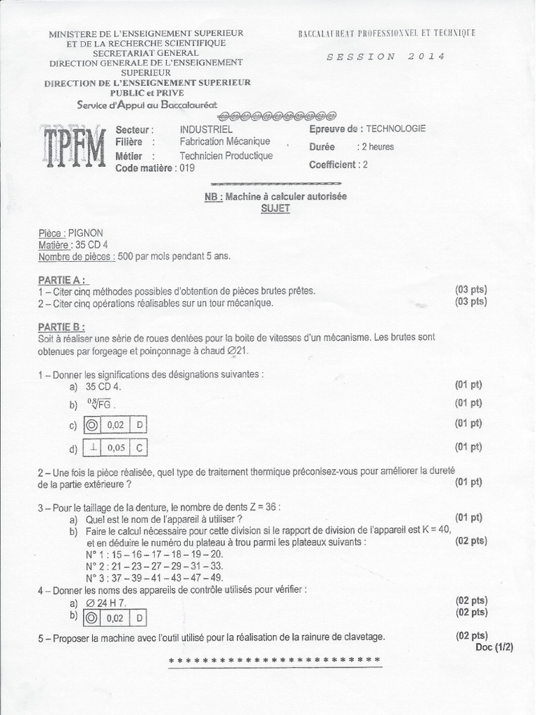 Technologie TPFM | PDF
