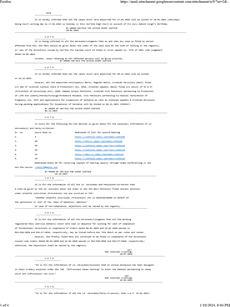 2024 01 15 o M | PDF | Judgment (Law) | Appeal