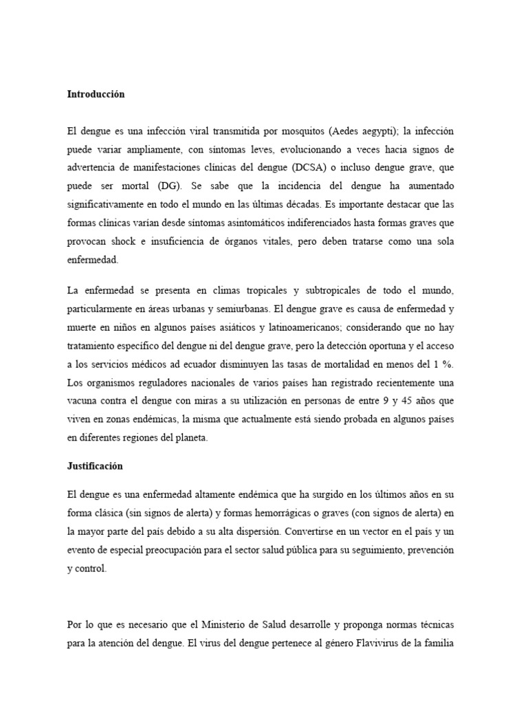 Dengue Uleam | PDF | Termorregulación | Medicina CLINICA