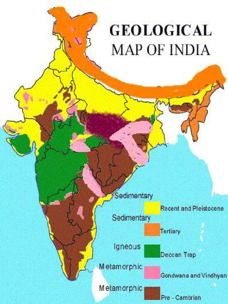 Rock System Geological History of India | PDF