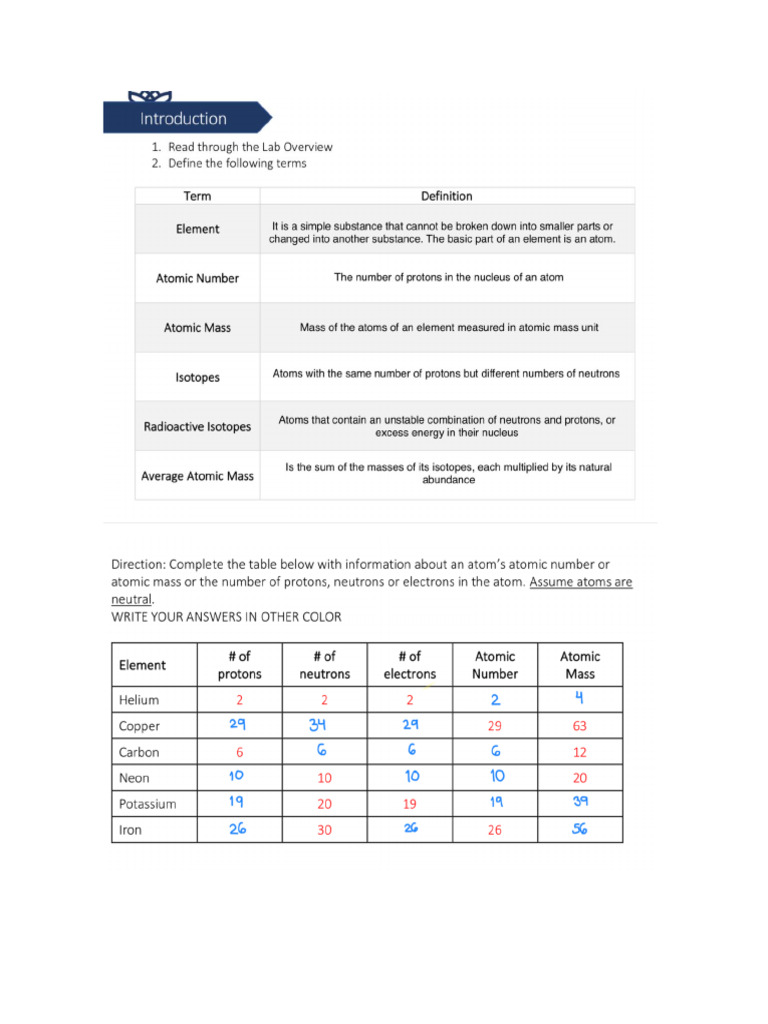 HW 1 - Atomic Mass, Atomic Number, and Isotopes | PDF
