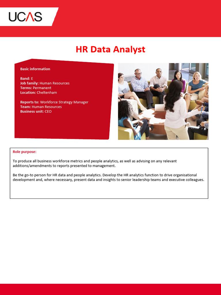 HR Data Analyst Role Profile | PDF | Analytics | Performance Indicator