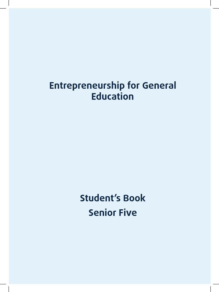 Entrepreneurship S5 SB | PDF | Survey Methodology | Marketing Research