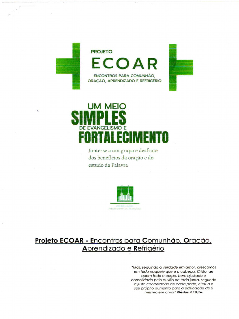Projeto Ecoar (Envio) | PDF