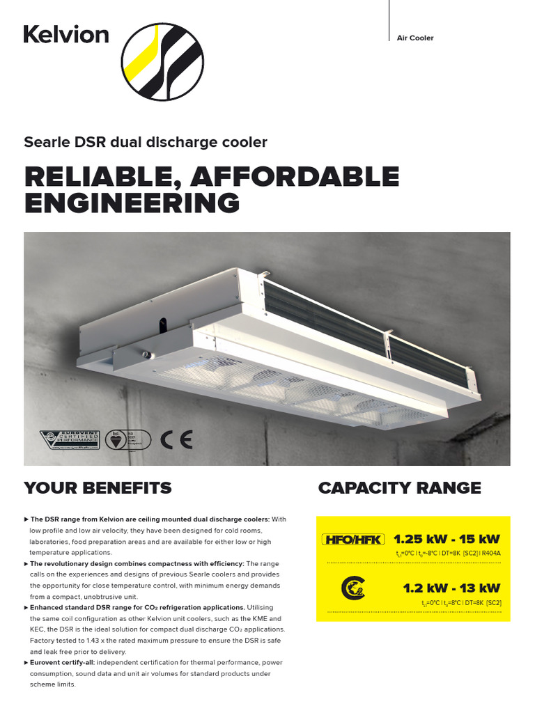 Kelvion_DSR_data_sheet | Download Free PDF | Heat Exchanger ...