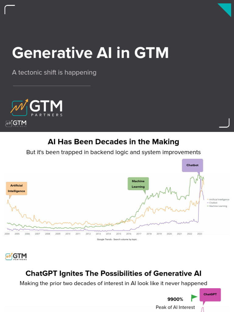 Generative AI - A Tectonic Shift For GTM | PDF | Artificial Intelligence | Intelligence (AI ...