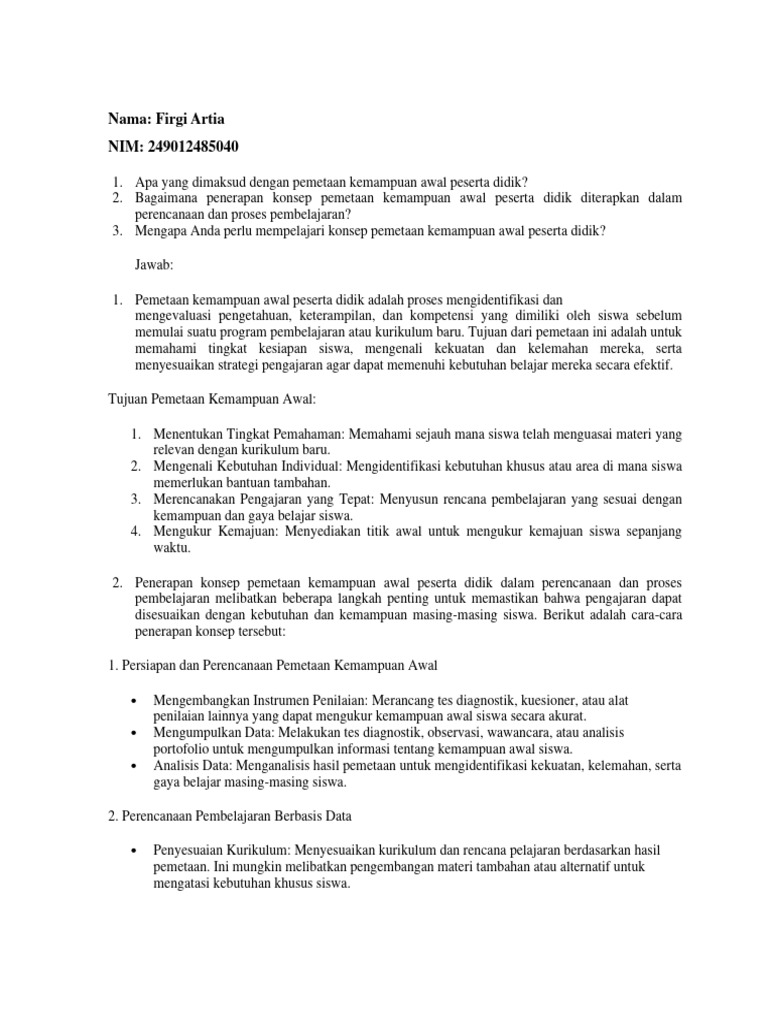 Topik 1 PPA-eksplorasi Konsep-Firgi Artia-249012485040 | PDF | Karier & Perkembangan