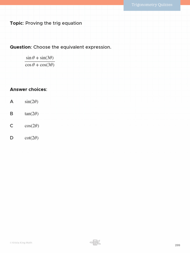 08 Proving The Trig Equation | PDF | Trigonometric Functions | Mathematical Analysis