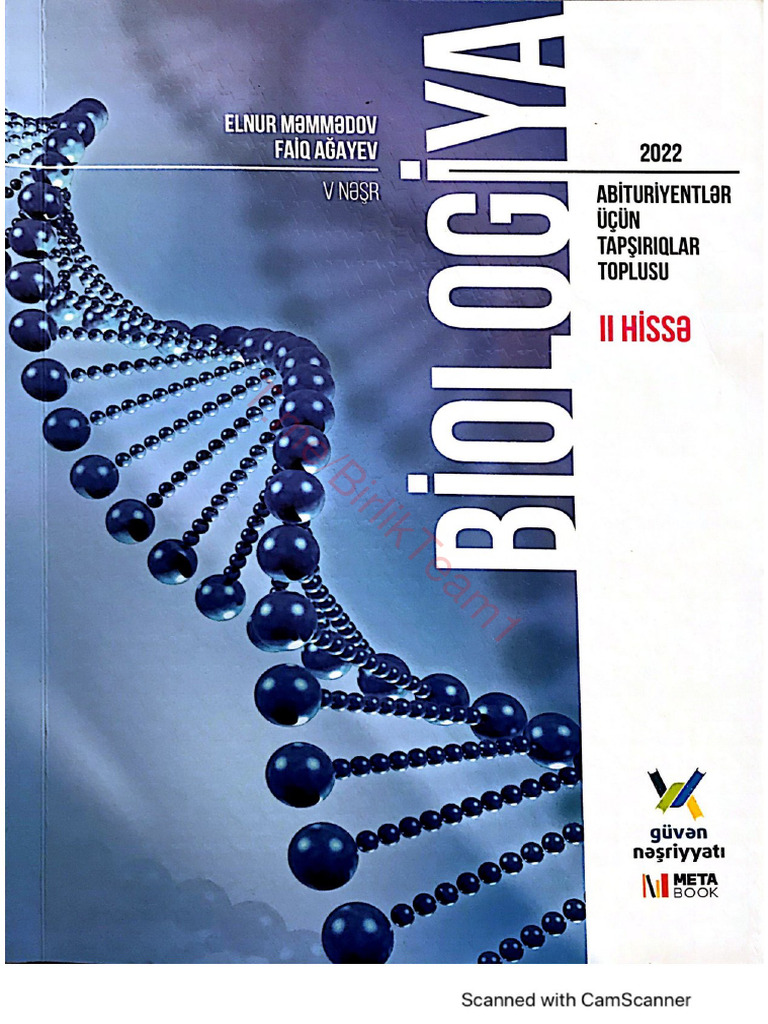 Biologiya Güvən (Test) | PDF