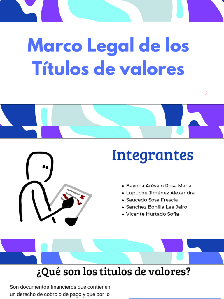 Marco Legal de Títulos Valores | PDF | Economias