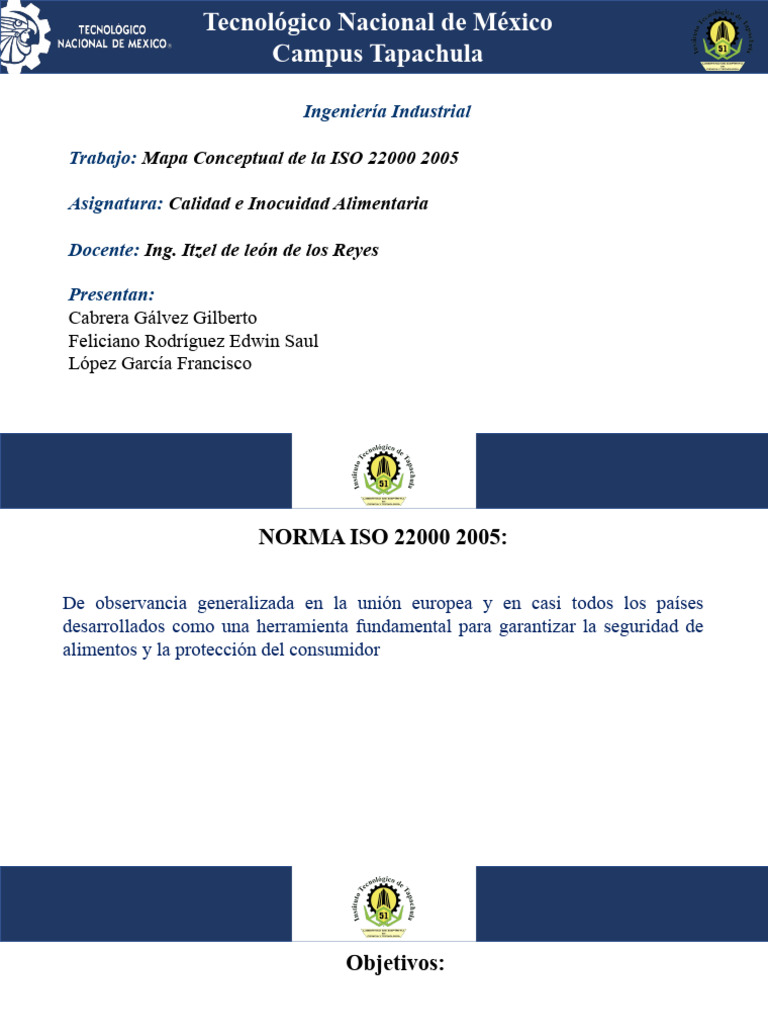 NOM ISO 22000 2005 | PDF | Seguridad alimenticia | Economias