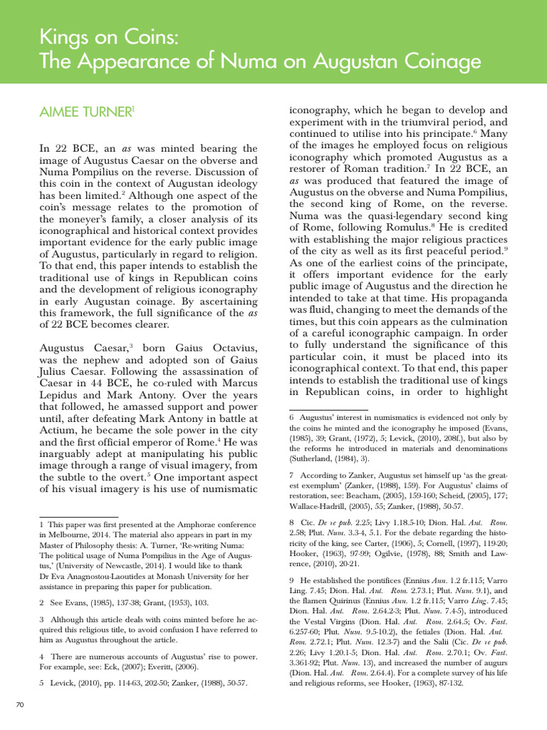 turnerxxcx | PDF | Augustus | Ancient Europe