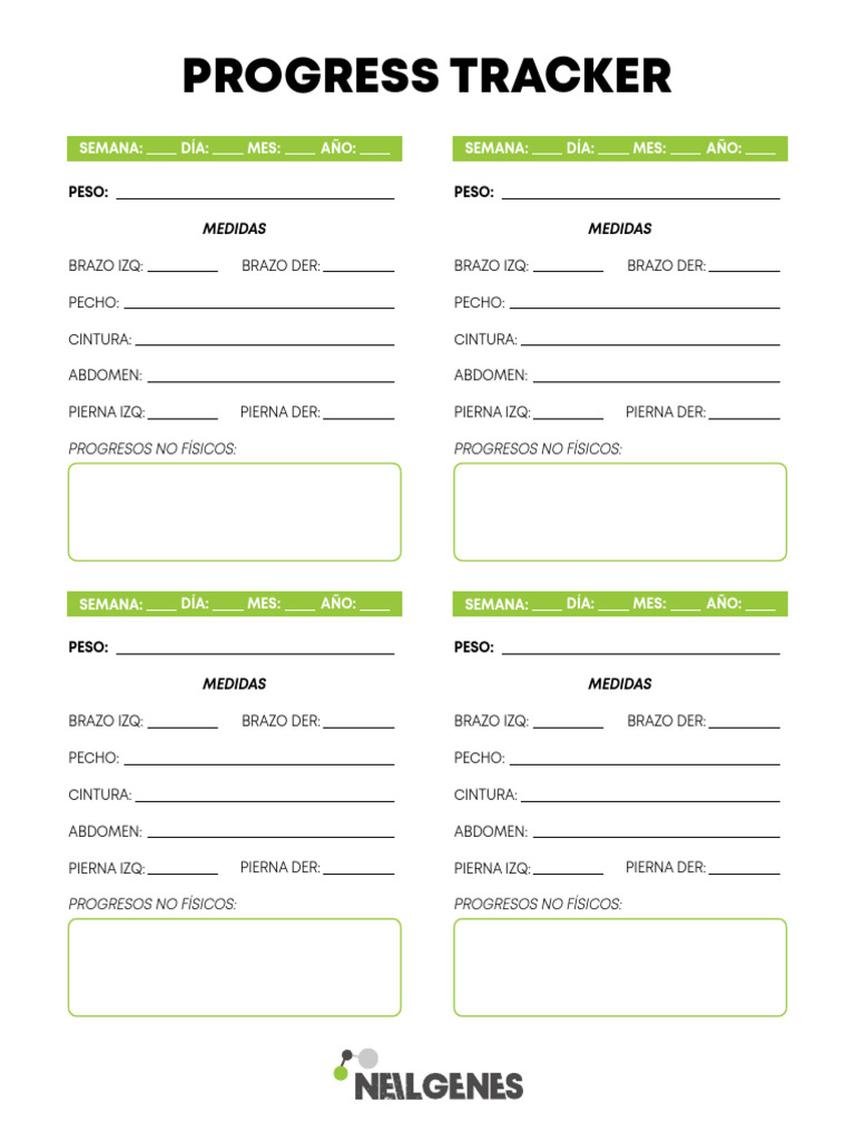 Hoja de Progreso | PDF