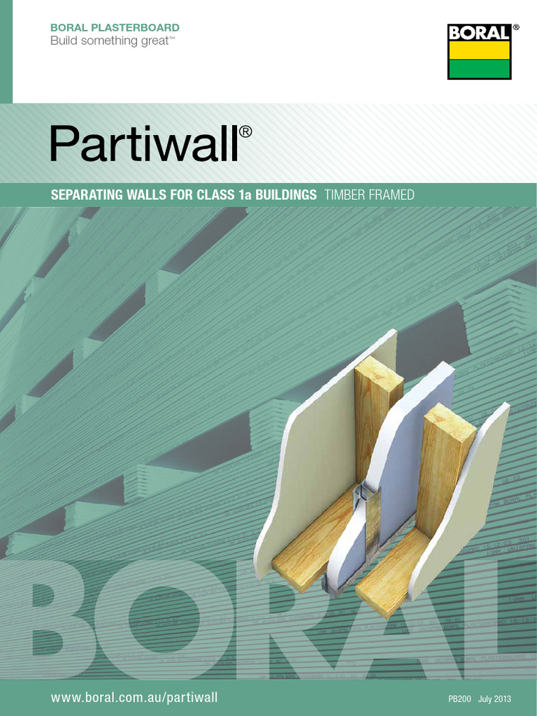 Boral Partiwall® System Overview | PDF | Wall | Framing (Construction)