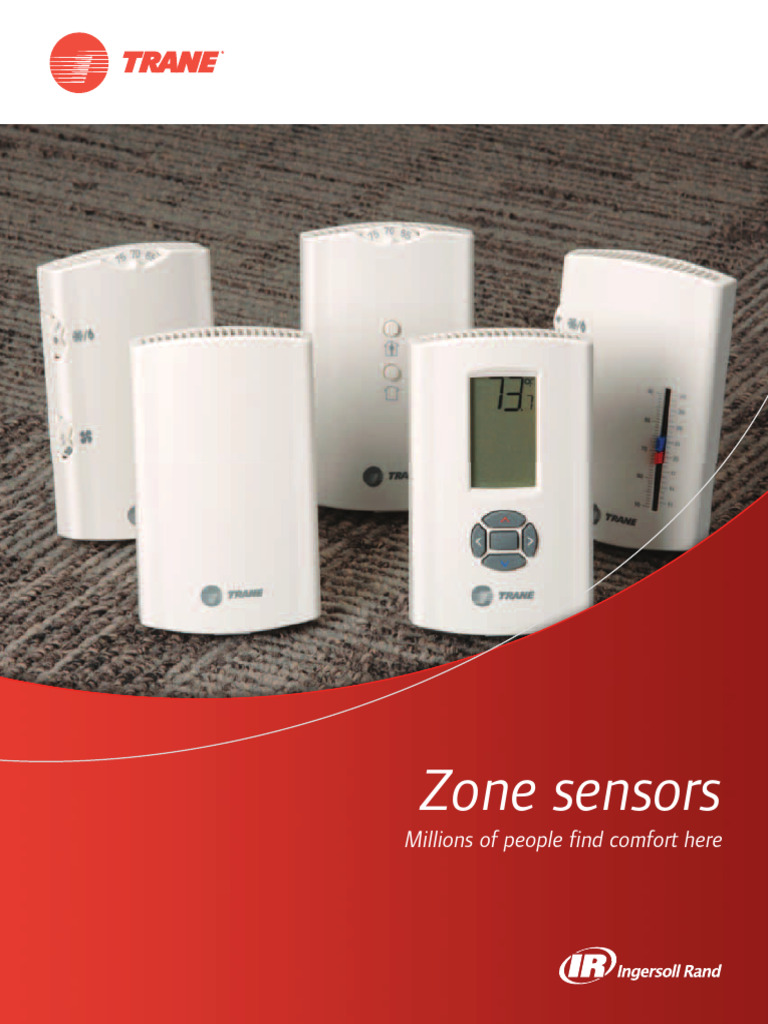 Trane Wireless Zone Sensors Overview | PDF | Recycling | Sensor