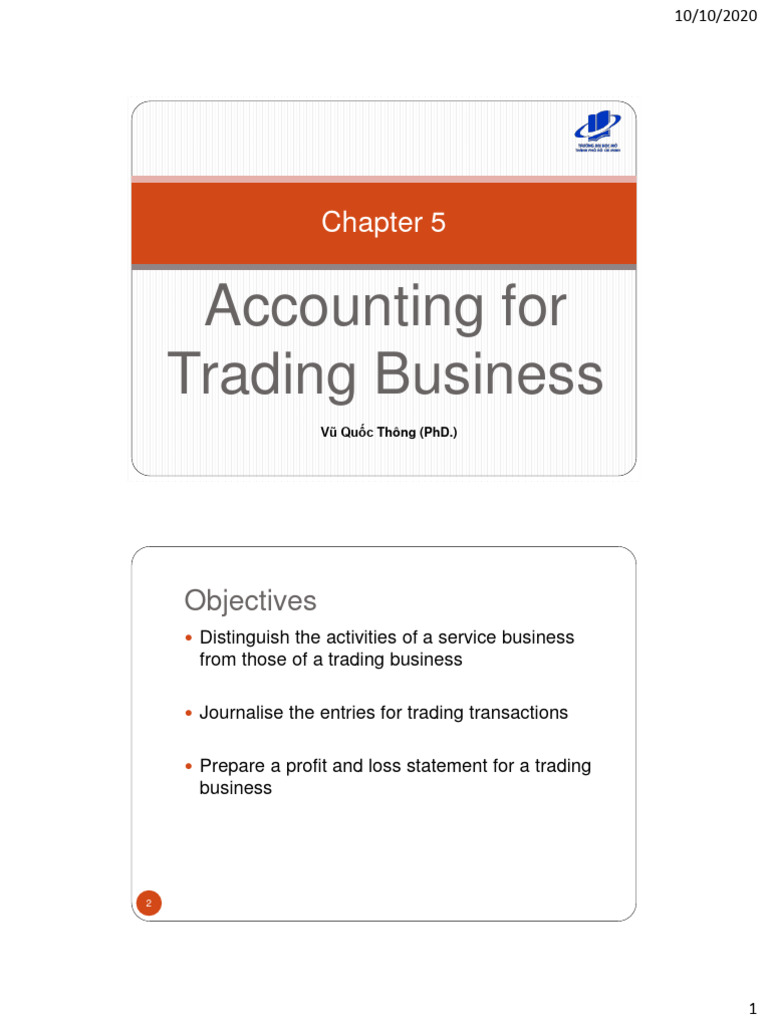 Accounting Principles Chapter 5 Vu Quoc Thong | PDF | Debits And ...