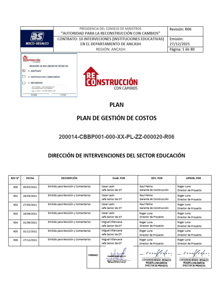 6-Rehabilitacion Del Local Escolar #88034 Pedro Ruiz Gallo Con Codigo Local 034401, Distrito de ...