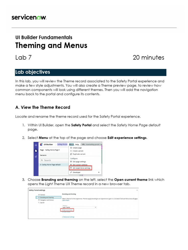 UIB Fundamentals Lab 7 - Theming and Menus | PDF | Menu (Computing) | System Software