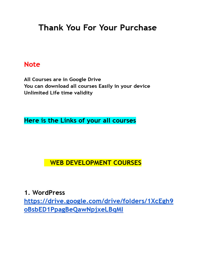90 - Top Courses Links | PDF | Search Engine Optimization | Ios