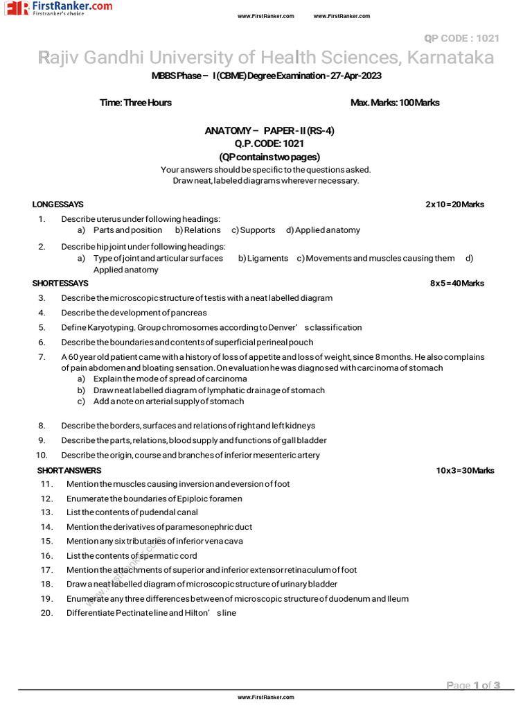 anat paper 2 | PDF | Epithelium | Human Anatomy