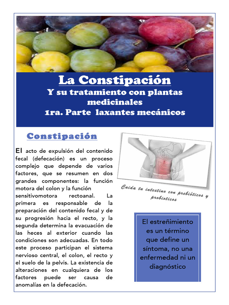Constipación | PDF | Estreñimiento