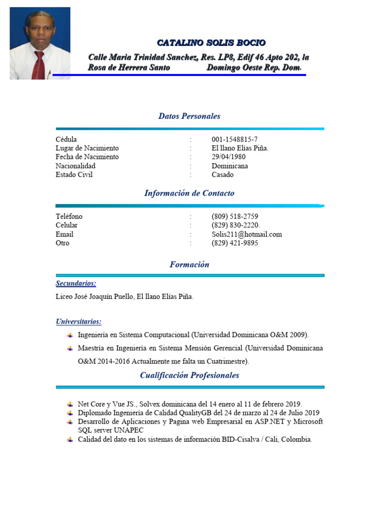 Curriculum Vte | PDF | Microsoft | Microsoft Windows