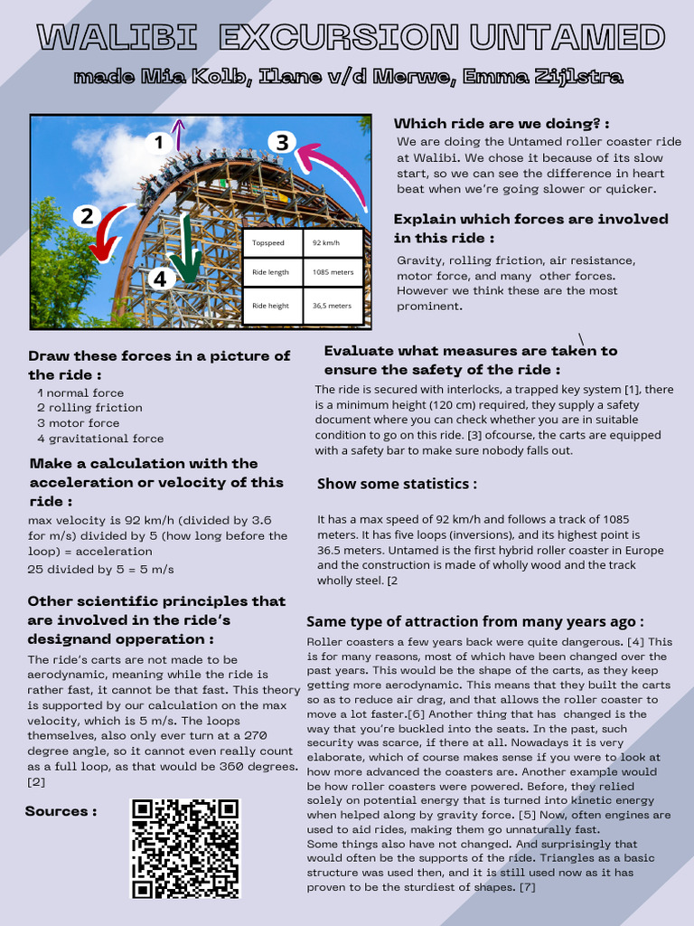 WALIBI EXCURSION - UNTAMED | PDF | Force | Quantity