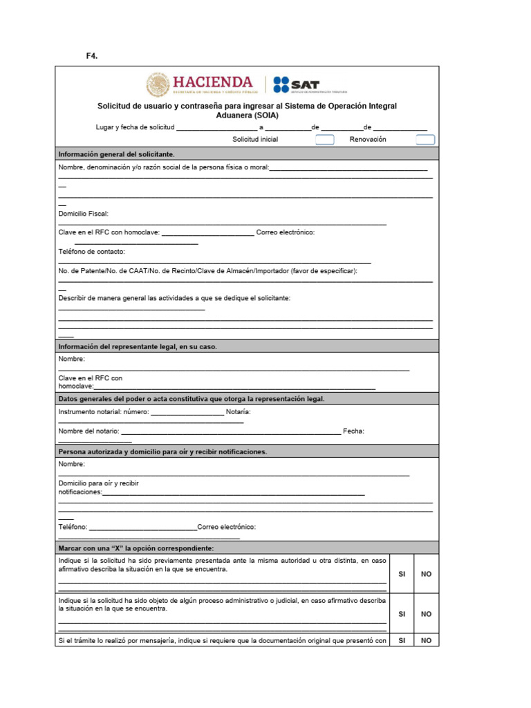 Formato-F4_SOIA_16-01-2024 | PDF | Contraseña
