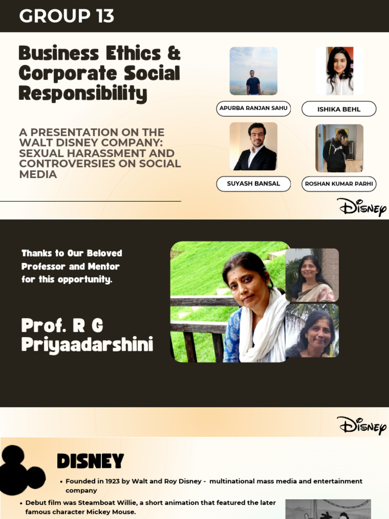 BE and CSR | PDF | The Walt Disney Company | Pixar