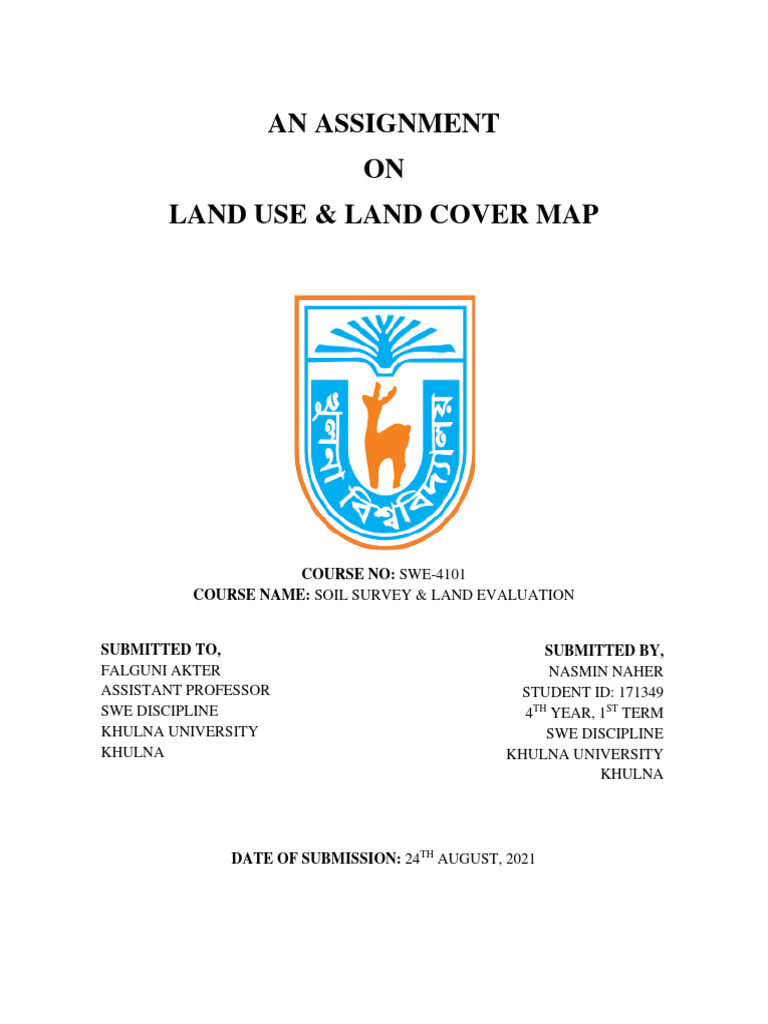 Land Use and Land Cover | Download Free PDF | Land Use | Map